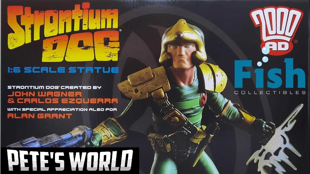 2000 ad Statue - Strontium Dog Johnny Alpha. (Fish Collectibles) - YouTube