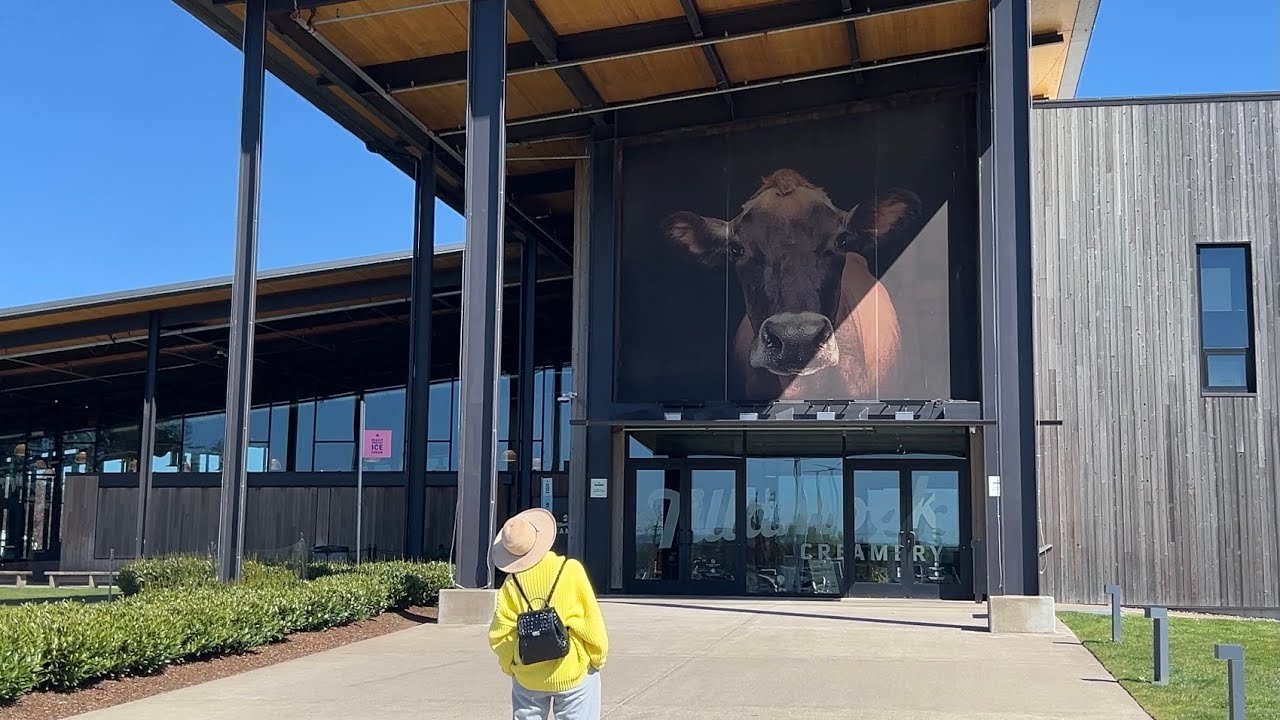 We visit BIG COW where Tillamook Cheese is made at the Tillamook ...