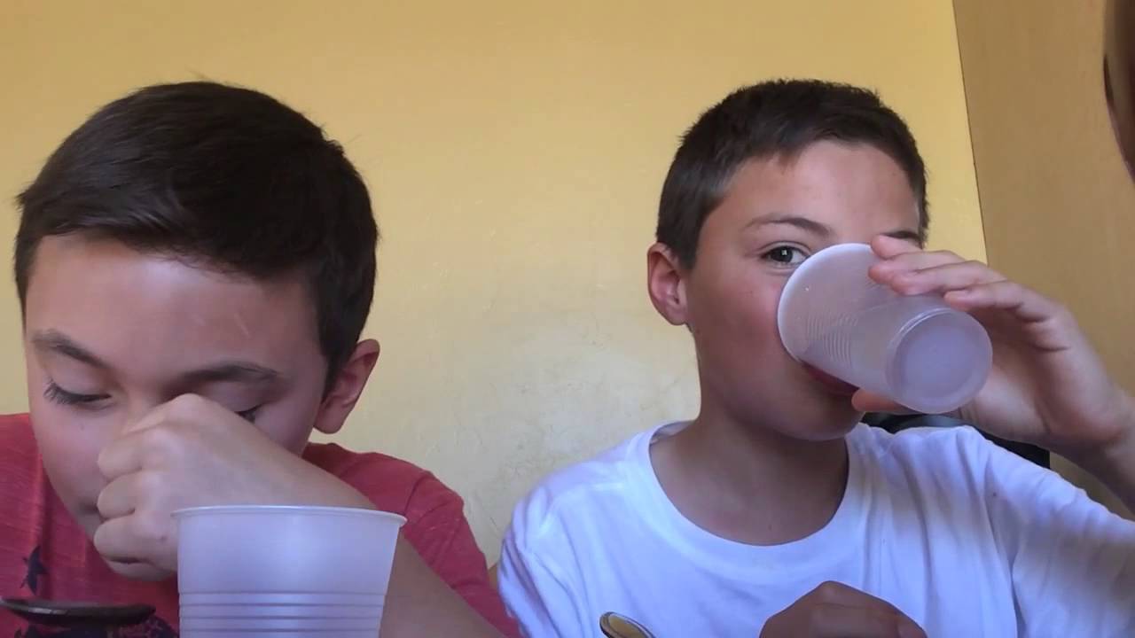 Sauce Drinking Challenge - YouTube