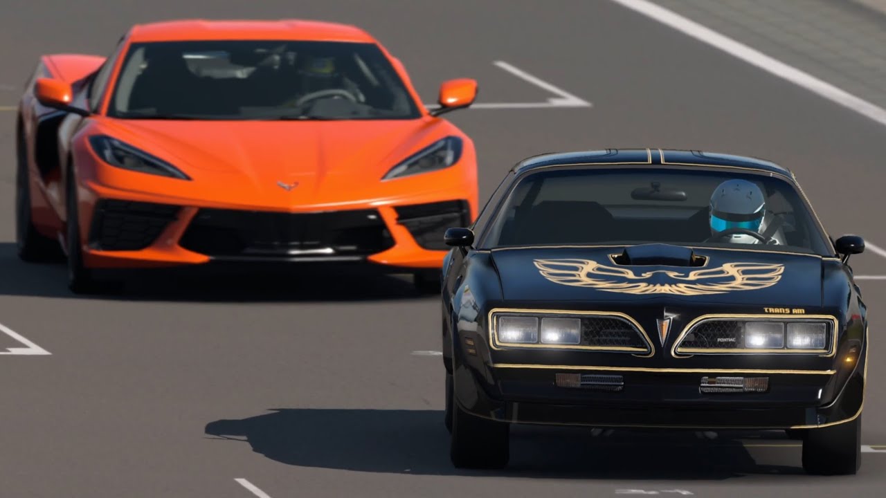 Pontiac Firebird Trans Am 1978 vs Chevrolet Corvette C8 Stingray 2020 ...
