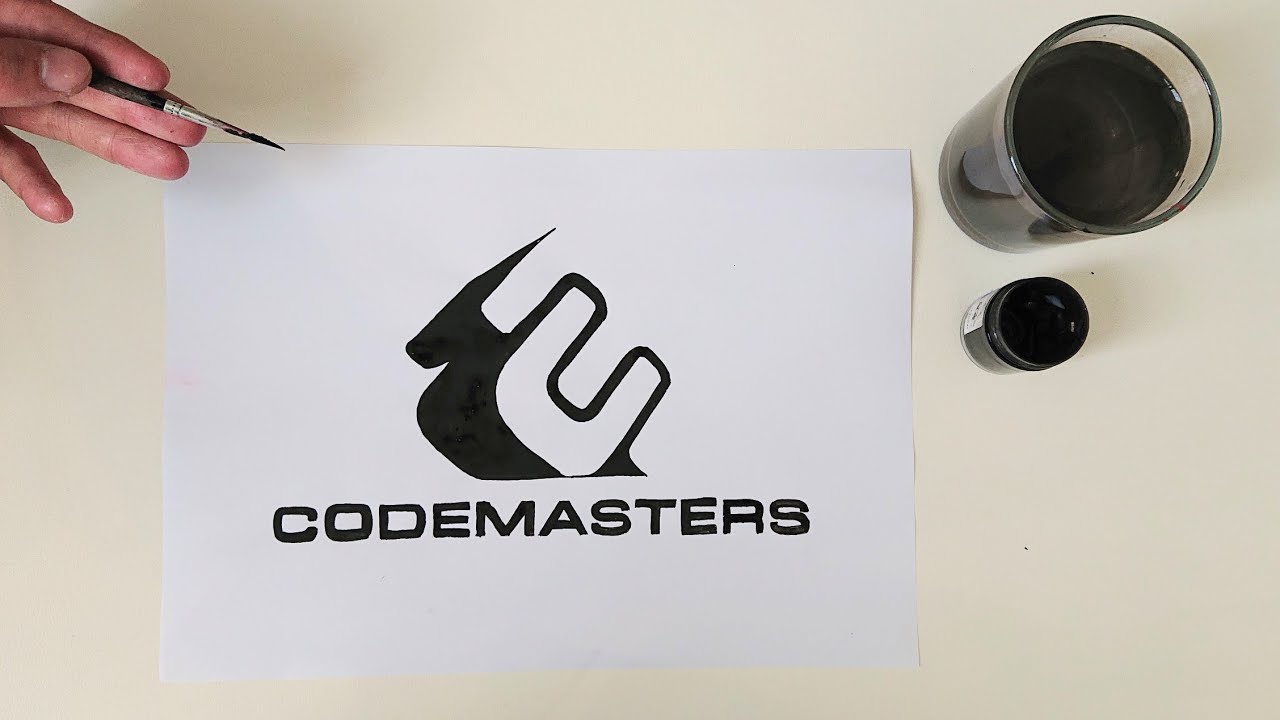 Como desenhar o logotipo da Codemasters - YouTube