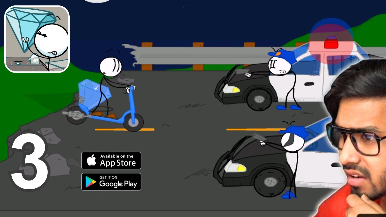 CAN I ESCAPE FROM HERE - Diamond Mission💎 | Stickman Stealing The ...