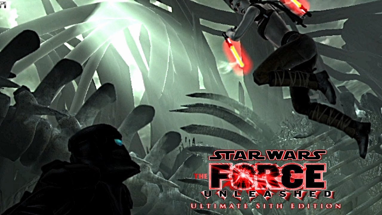 Star Wars: The Force Unleashed | Dark Imperial Commando VS Bull Rancor ...