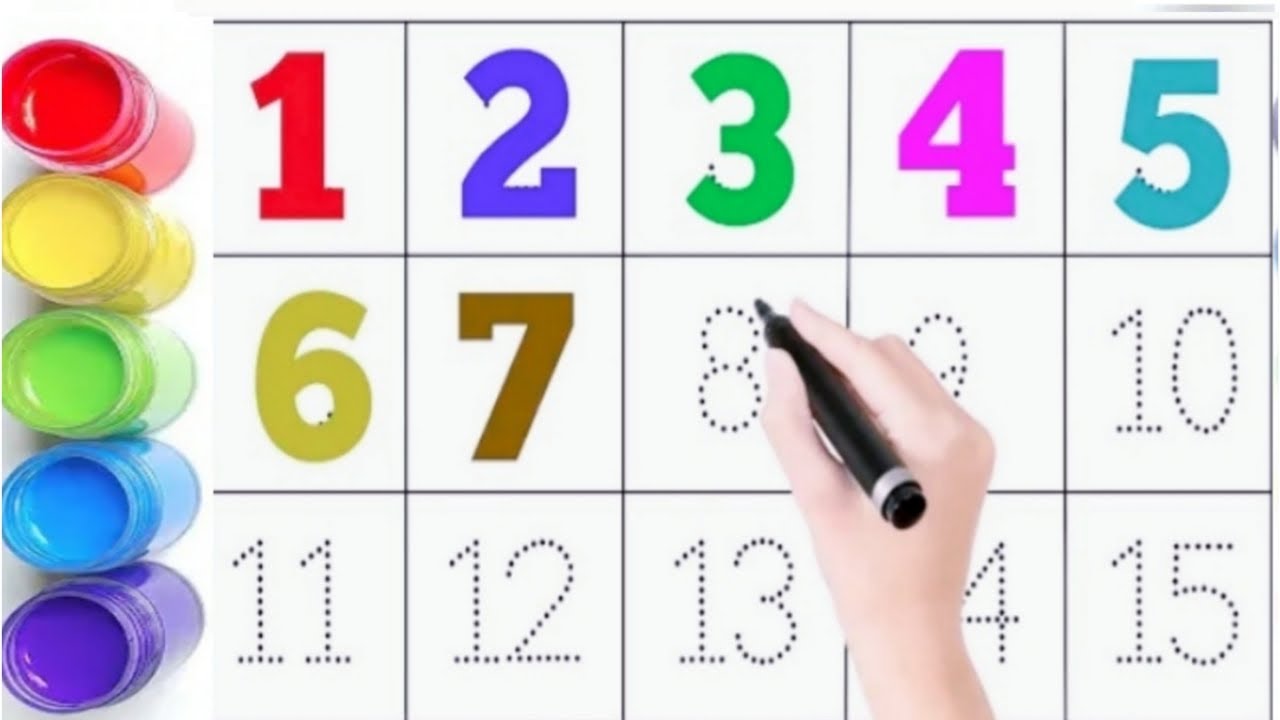 One two three, 1 to 100 counting, 123, 123 Numbers, learn to count ...