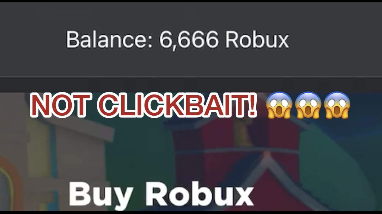 6 666 Robux NOT CLICKBAIT YouTube 6 666 Robux NOT CLICKBAIT YouTube
