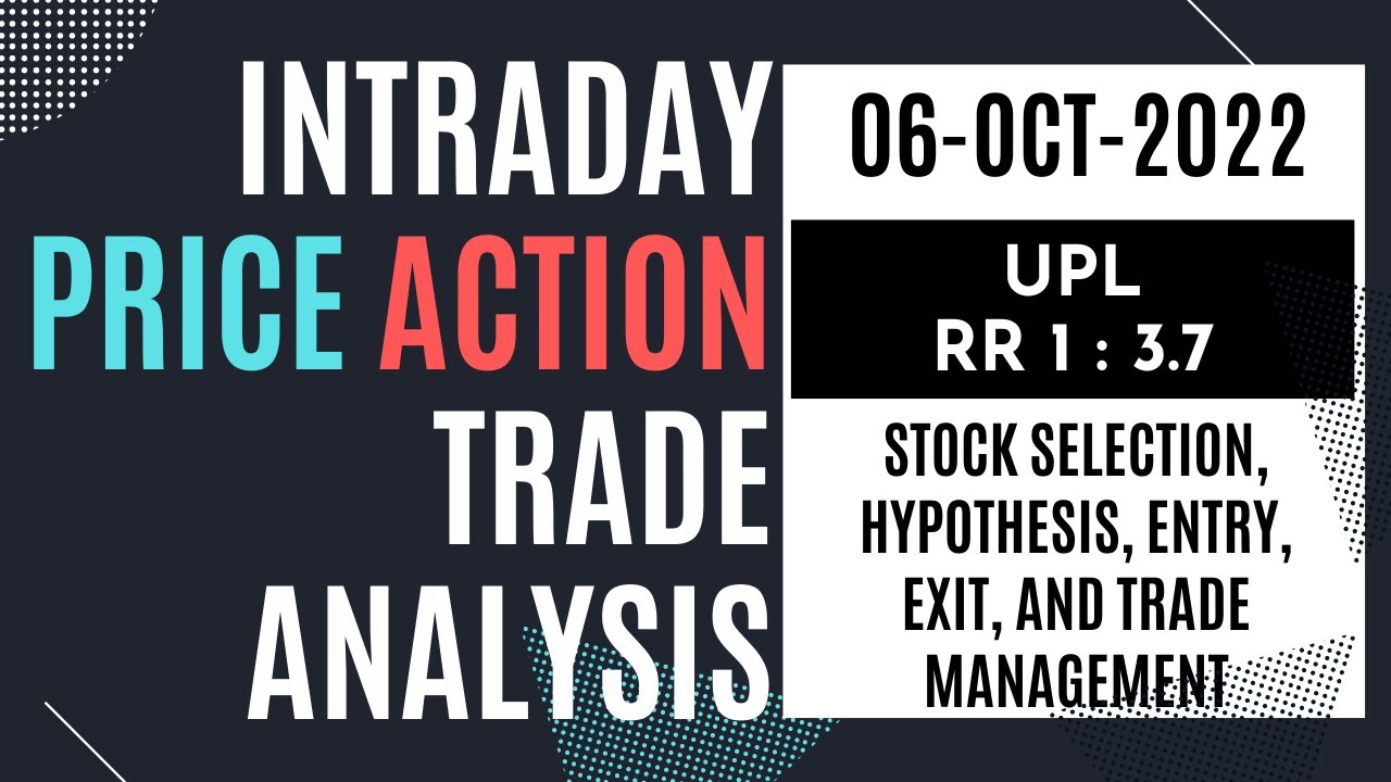 intraday price action trade | trade management and exit strategies ...