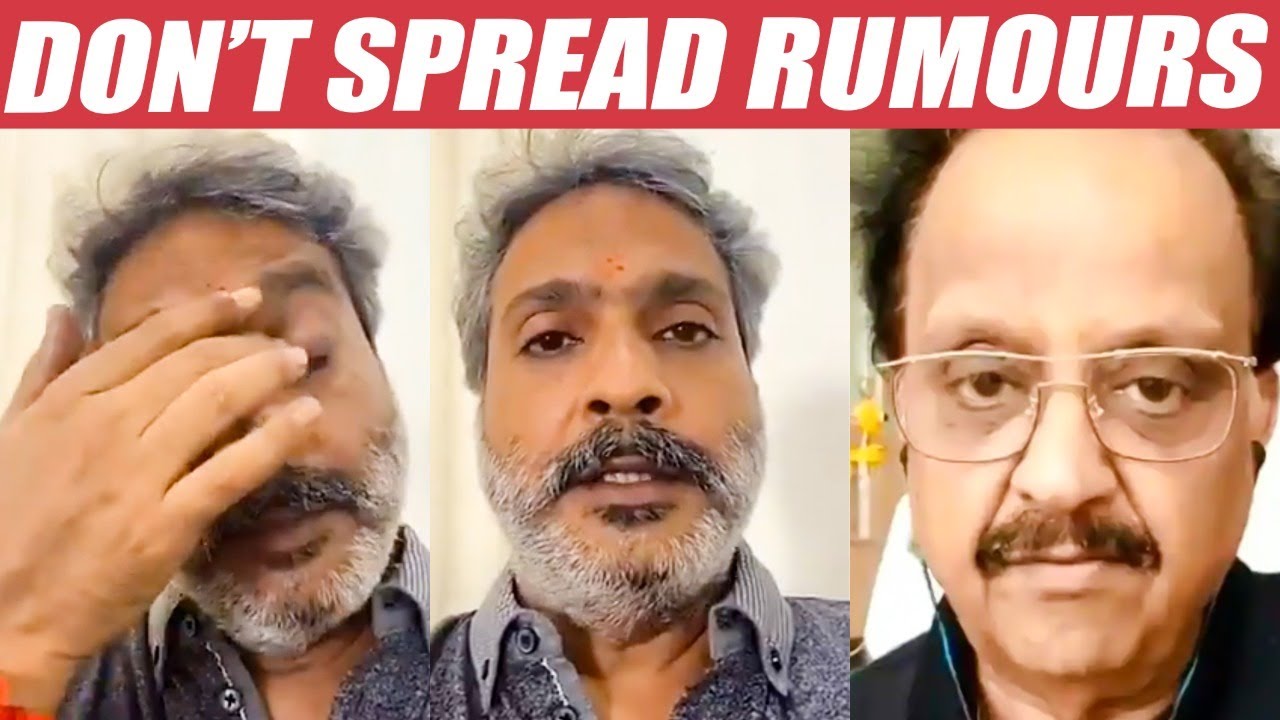 SPB Health: He is Still in Same Situation: SPB Son Charan - YouTube