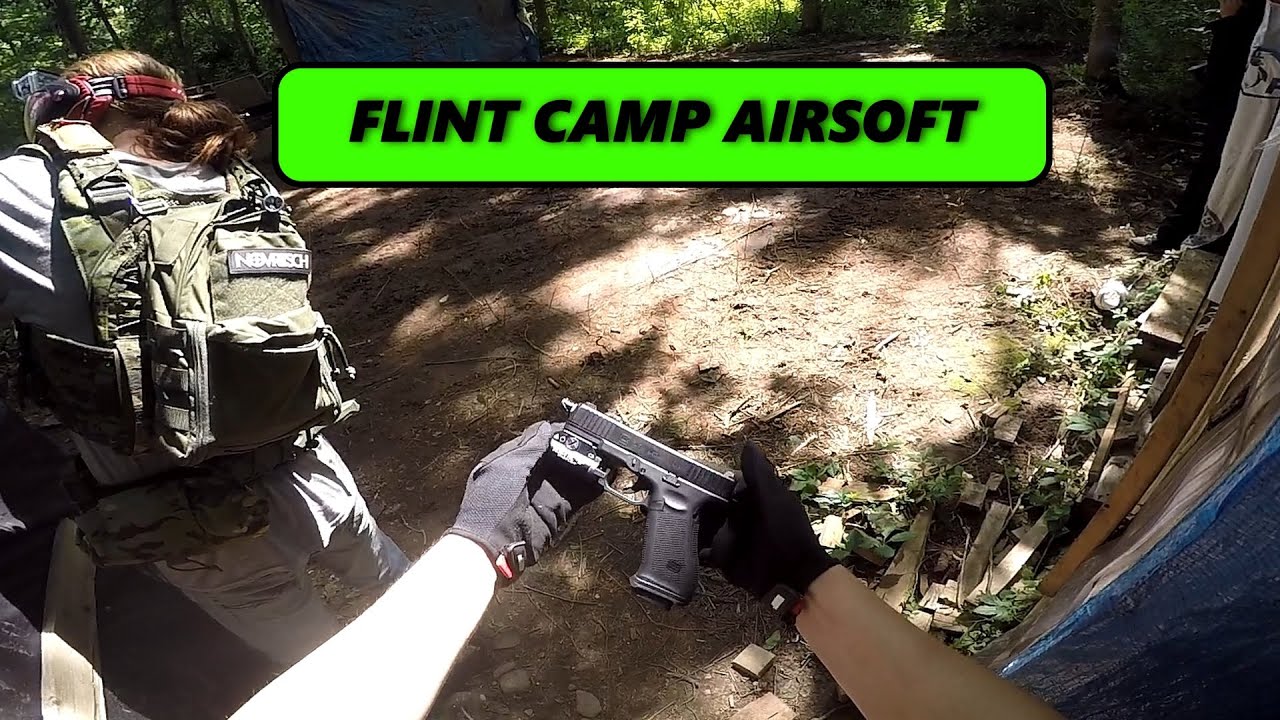 Flint Camp airsoft VFC G45 gameplay - YouTube