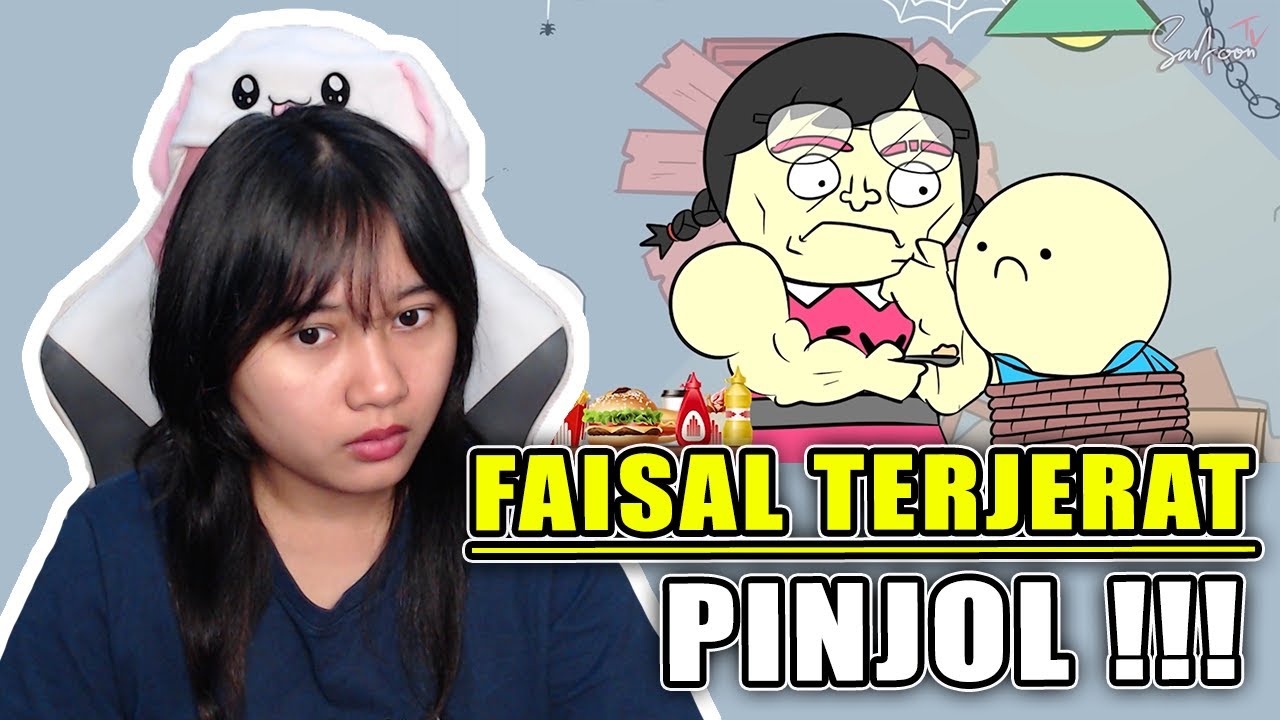 KOMPILASI FAISAL TERJERAT PINJOL | REACTION ANIMASI SANTOON TV - YouTube