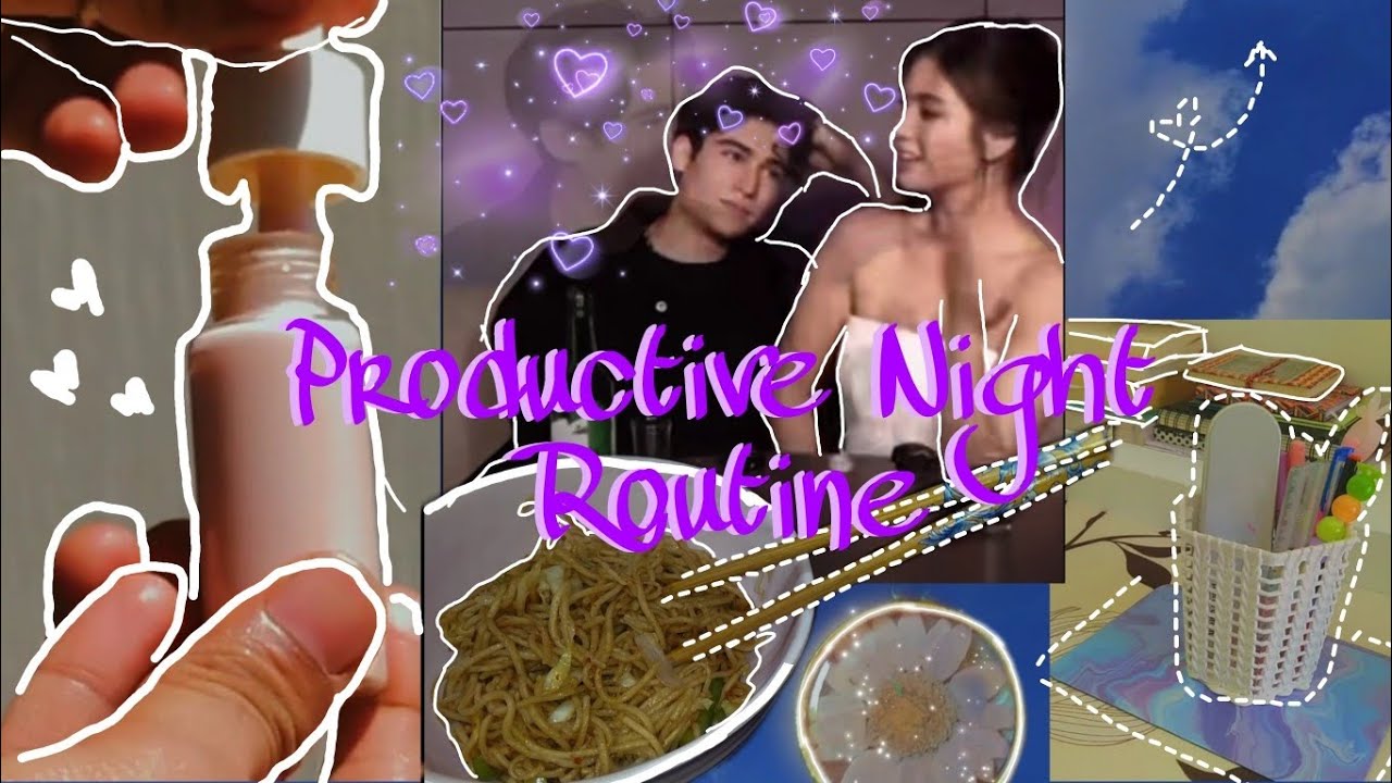 Productive Night Routine🌙 Reading Self Care And Completing Tasks
