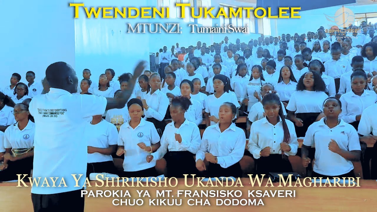 TWENDENI TUKAMTOLEE//MTUNZI;TUMAIN SWAI//(Live mass performance)//KWAYA ...