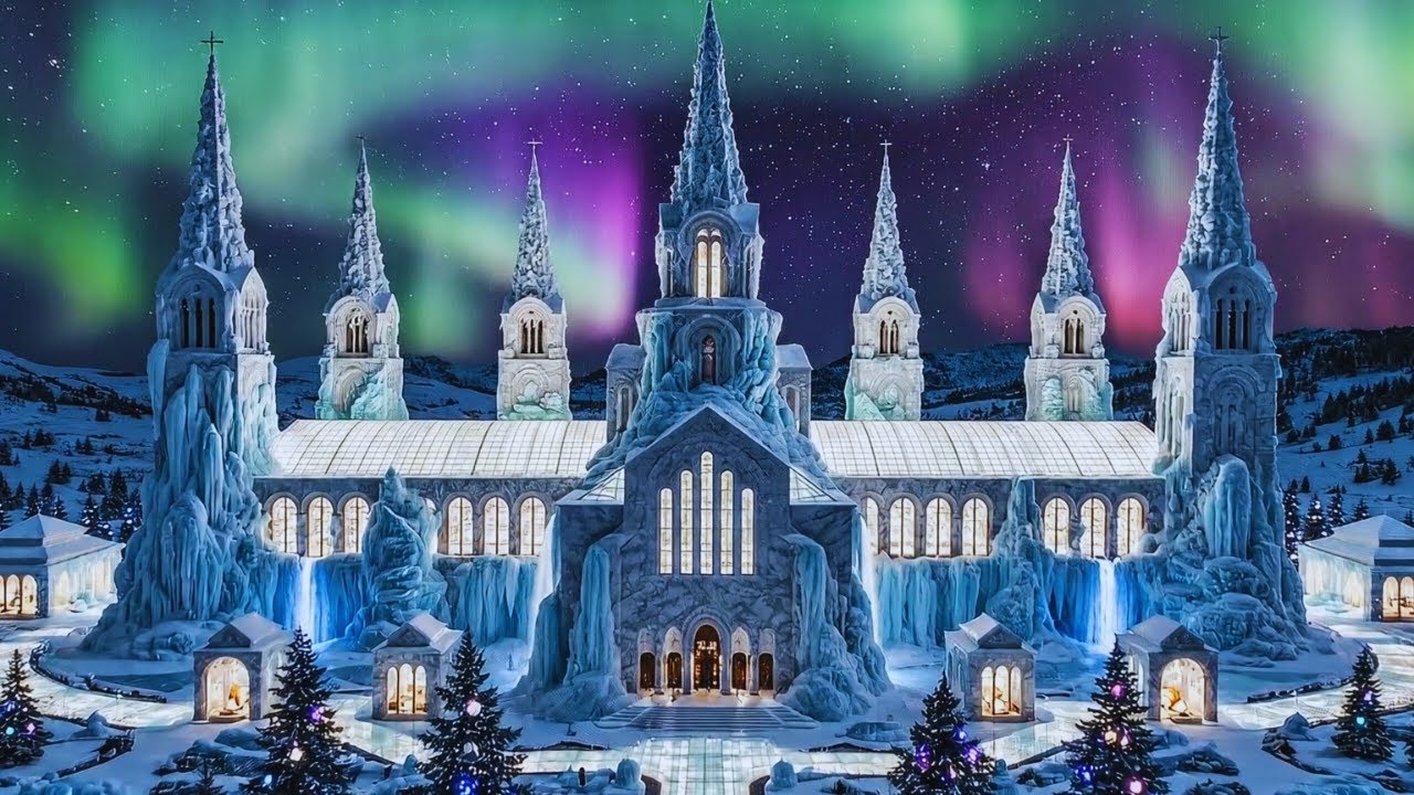 The Crystal Ice Cathedral – A Towering Winter Sanctuary with Frozen ...