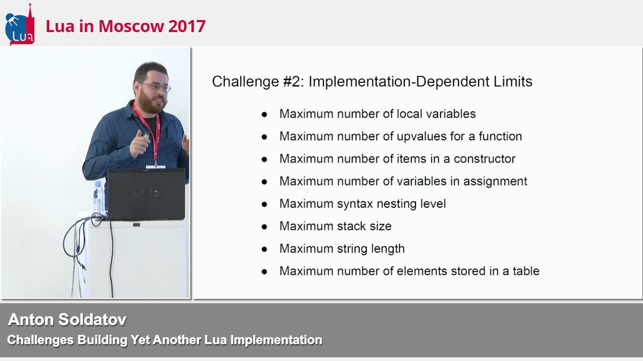 Challenges Building Yet Another Lua Implementation Anton Soldatov