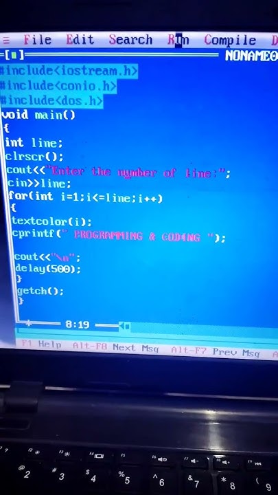 #code | Colorful programming in C++ | Colorful name in C++. - YouTube