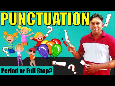 Punctuation | Punctuation Marks | The Period | The Full Stop ...