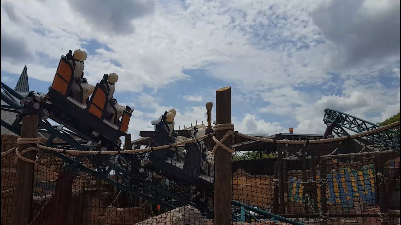 Cobra's Curse Roller Coaster Ride Testing - Busch Gardens Tampa - YouTube