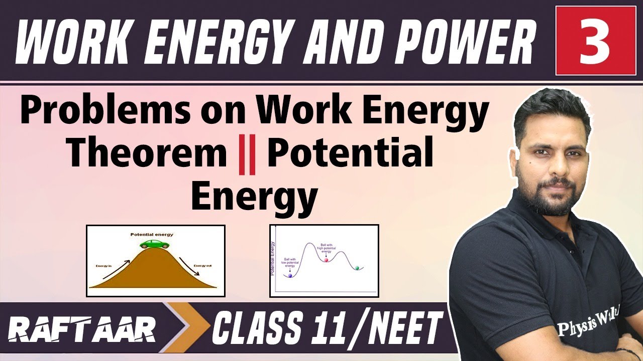 Work Energy and Power 03 || Problems on Work Energy Theorem ...