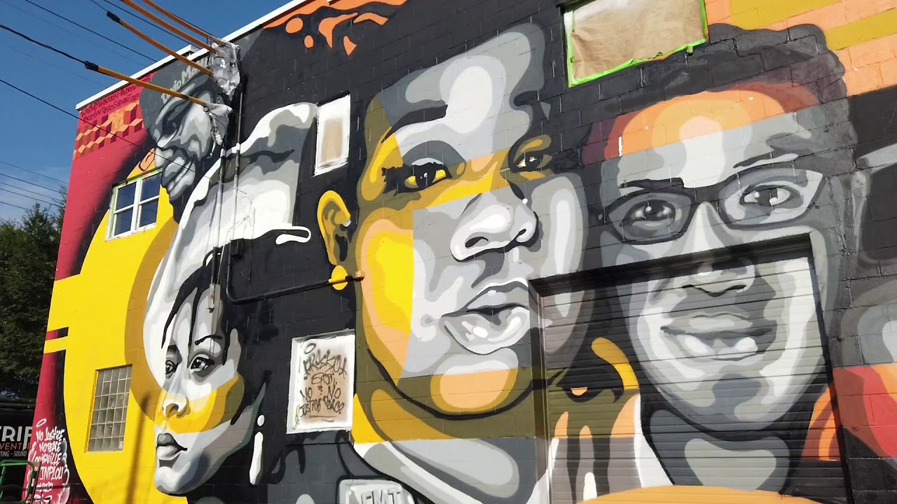 SAY THEIR NAMES MURAL - LOUISVILLE, KY 070720 - YouTube