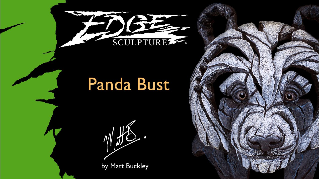 Edge Sculpture Panda Bust by Matt Buckley - YouTube