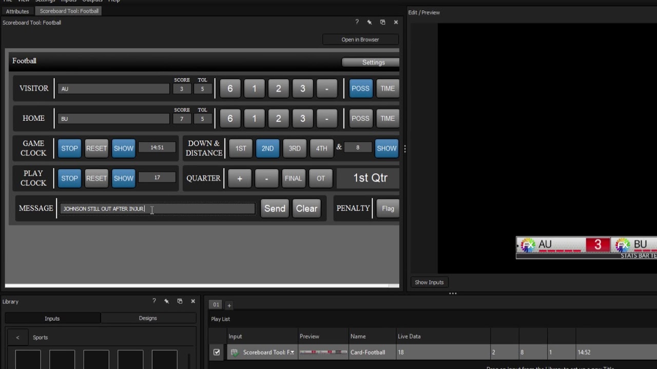 Streamcontrol scoreboard tutorial - lasopadir