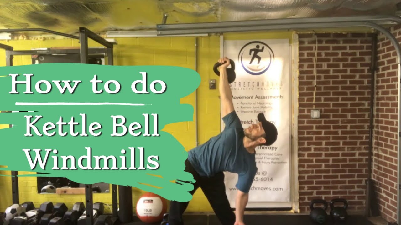 How to do Kettle Bell Windmills - YouTube