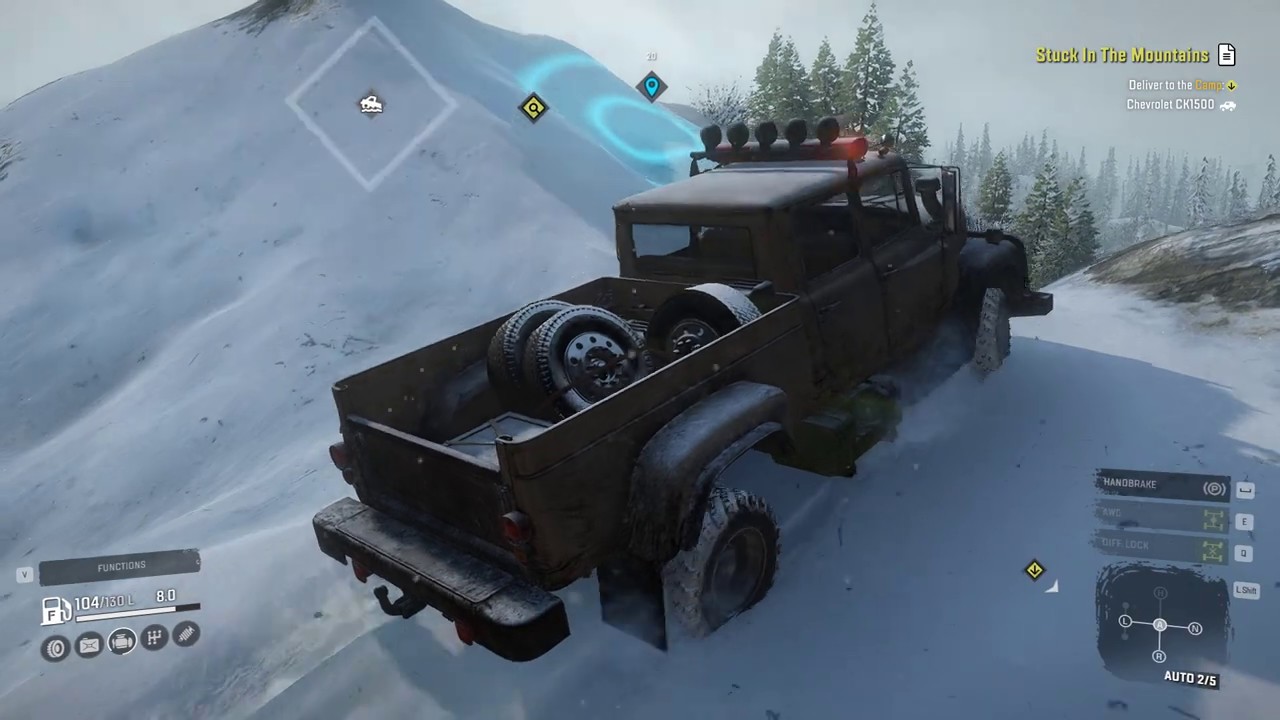 Task : Stuck In the Mountains | SNOWRUNNER - YouTube