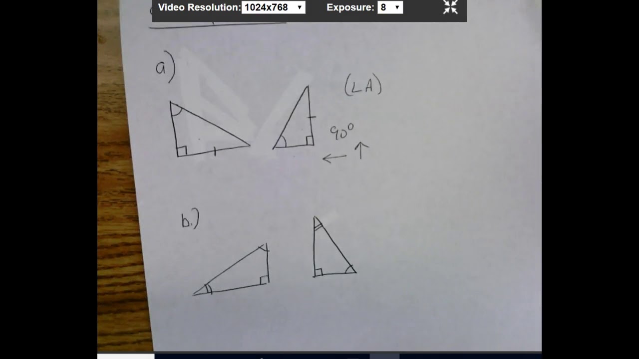 Proving Right Triangles- Lesson 4-5 - YouTube