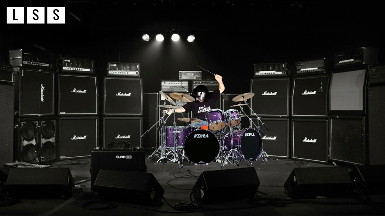 LSS Just got a New Drum Kit! Virtually : ) (Green Screen Drummer) - YouTube