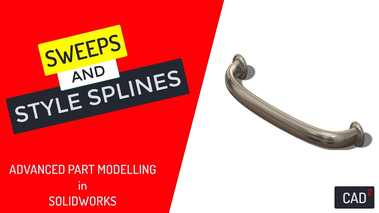 Create a Drawer Pull in SolidWorks using both a Style Spline and the ...