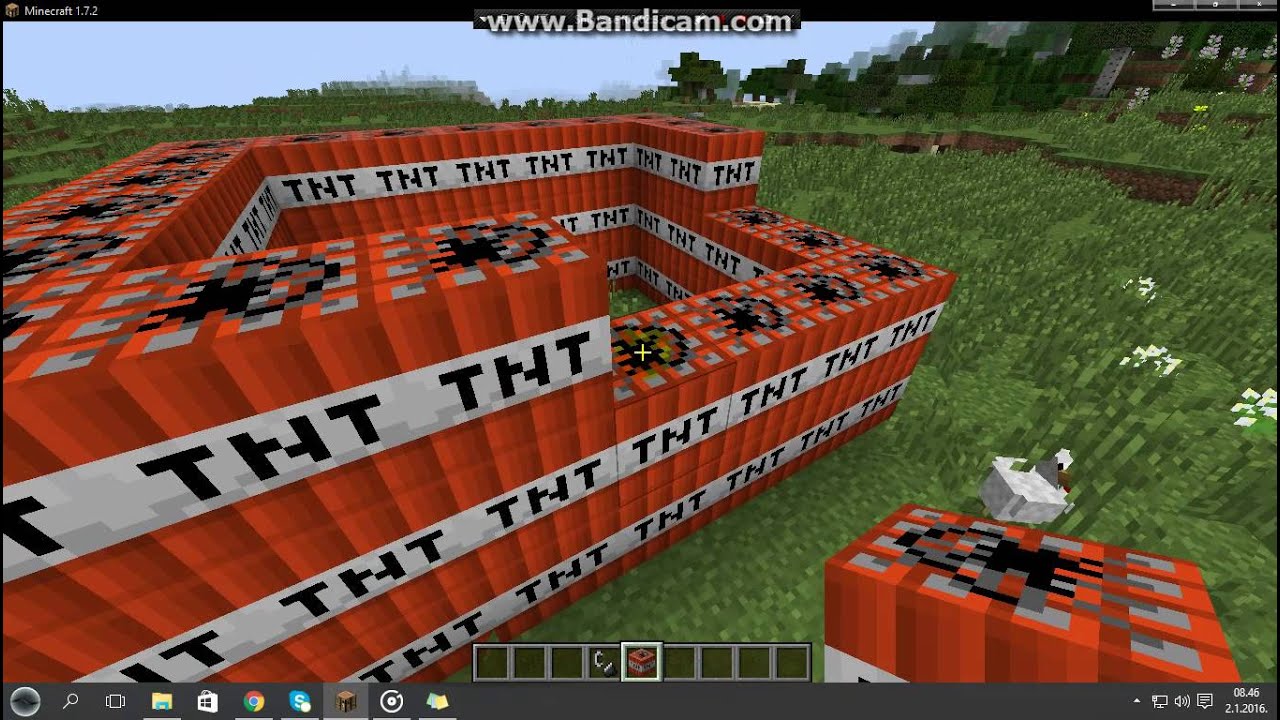 MINECRAFT TNT KUĆA BOOM - YouTube