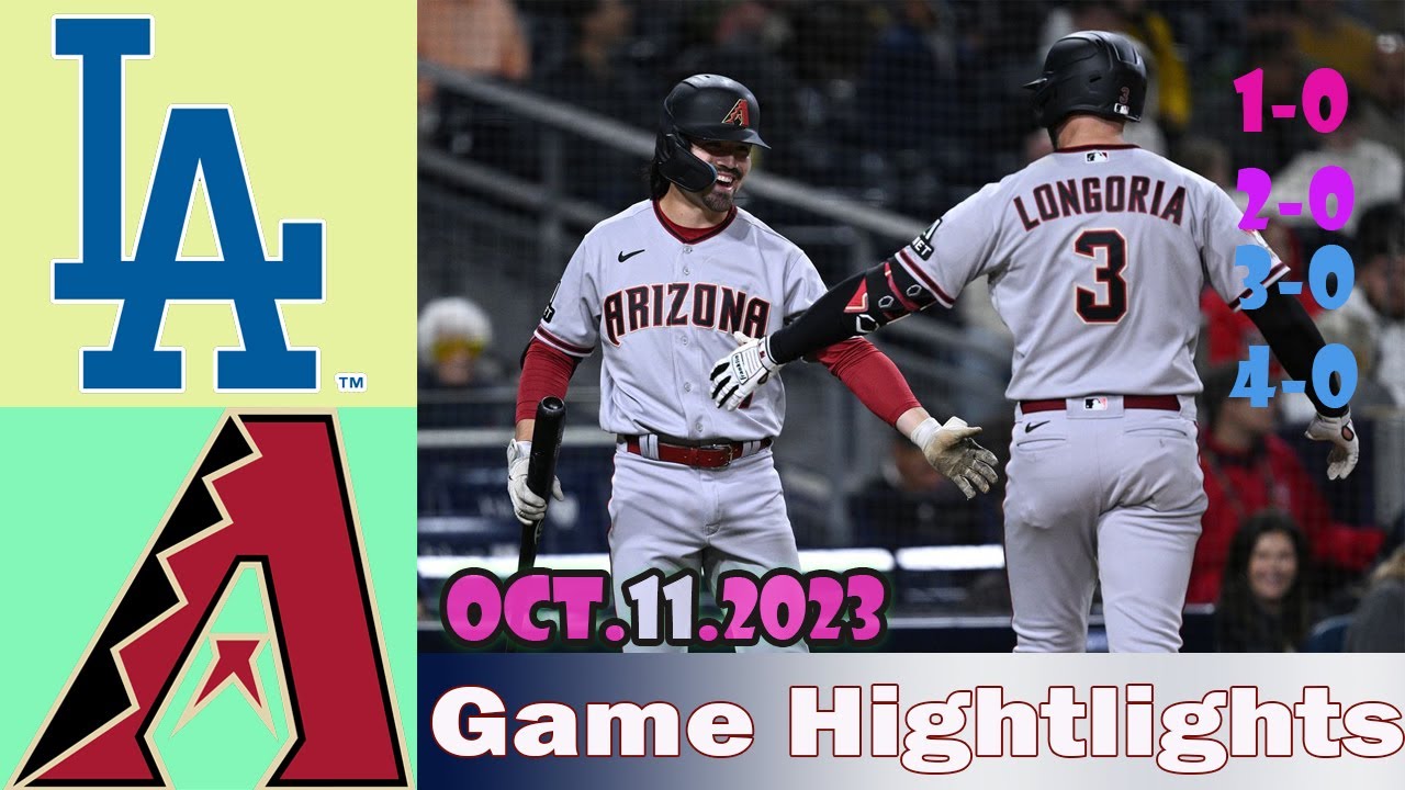 LA Dodgers vs. Diamondbacks ALDS TODAY Game 3 Hightlights | MLB ...