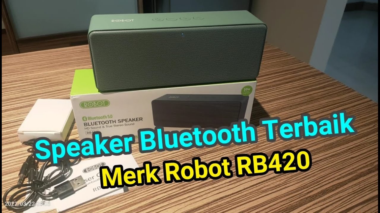 Speaker Bluetooth Terbaik Merk Robot RB420 - YouTube