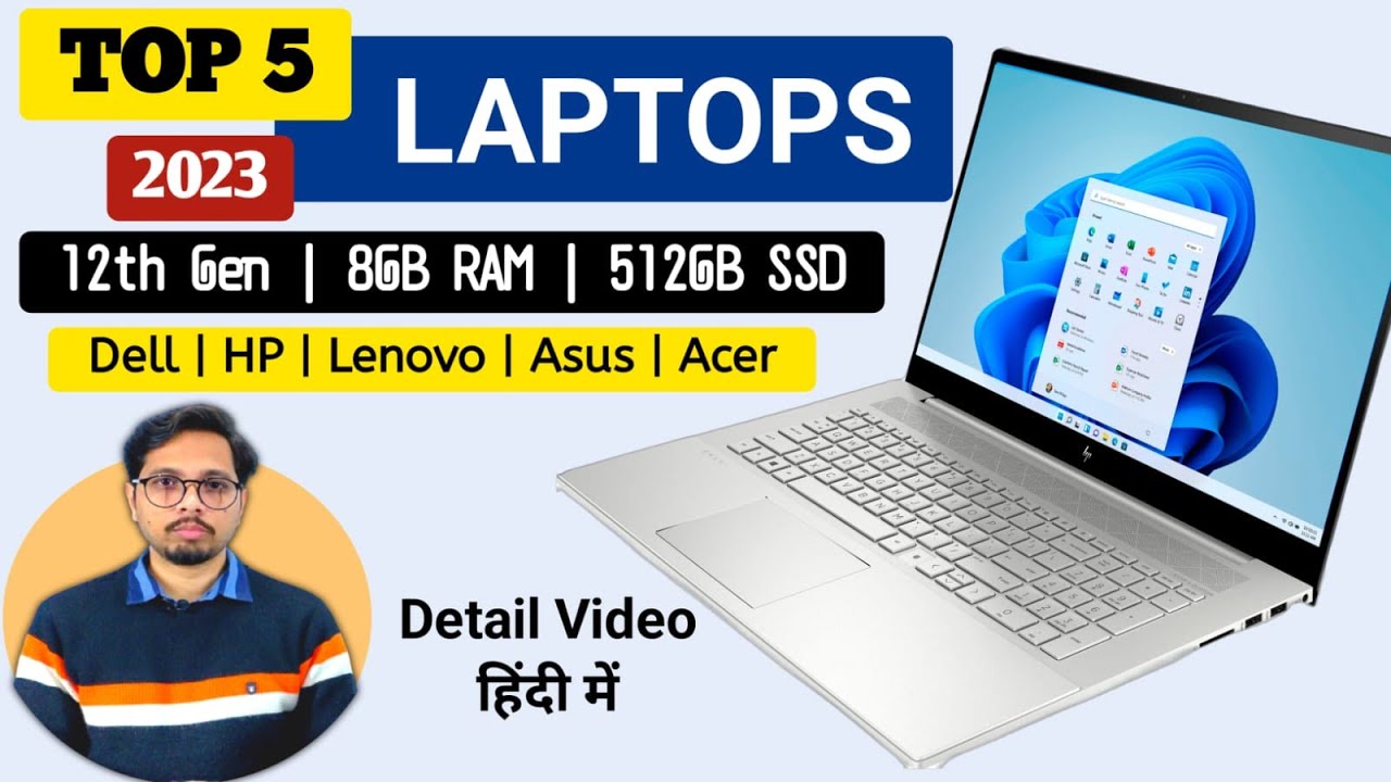 Top 5 12th Generation Laptops in 2023 | 8GB RAM , 512GB SSD | Under ...