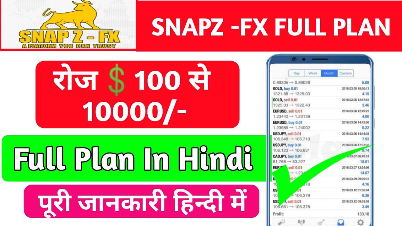 Snapz Fx Full Plan in Hindi। Snapz fx Plan। Snap zfx plan। Forex ...