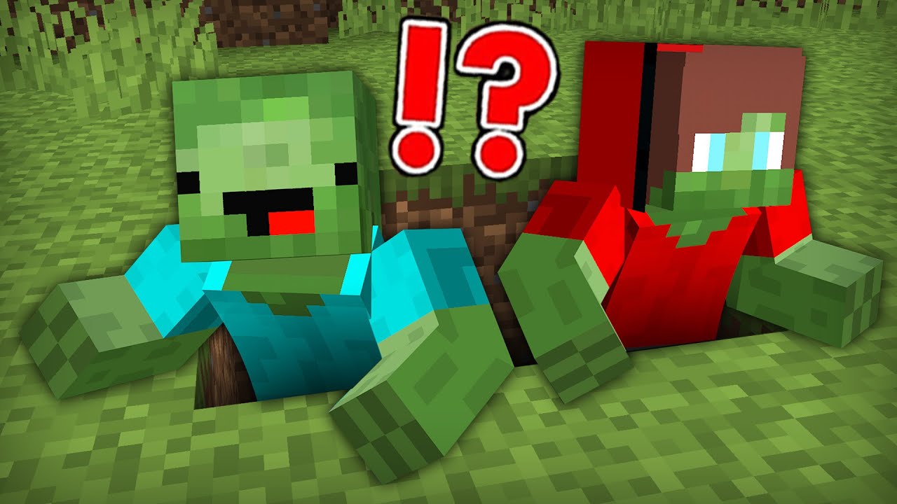 Mikey & JJ INFECTED By A ZOMBIE in Minecraft Challenge (Maizen Mizen Mazien) - YouTube