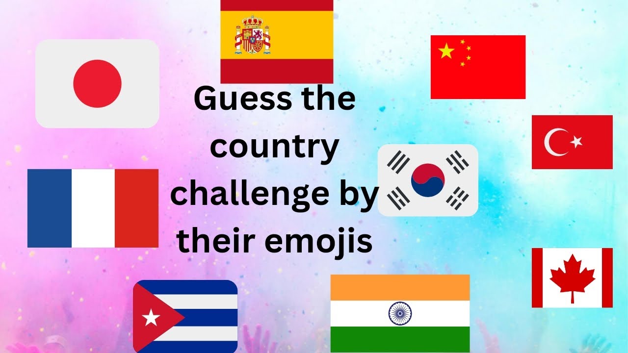 Guess the country challenge by the emoji (gone wrong) 😭😭 - YouTube
