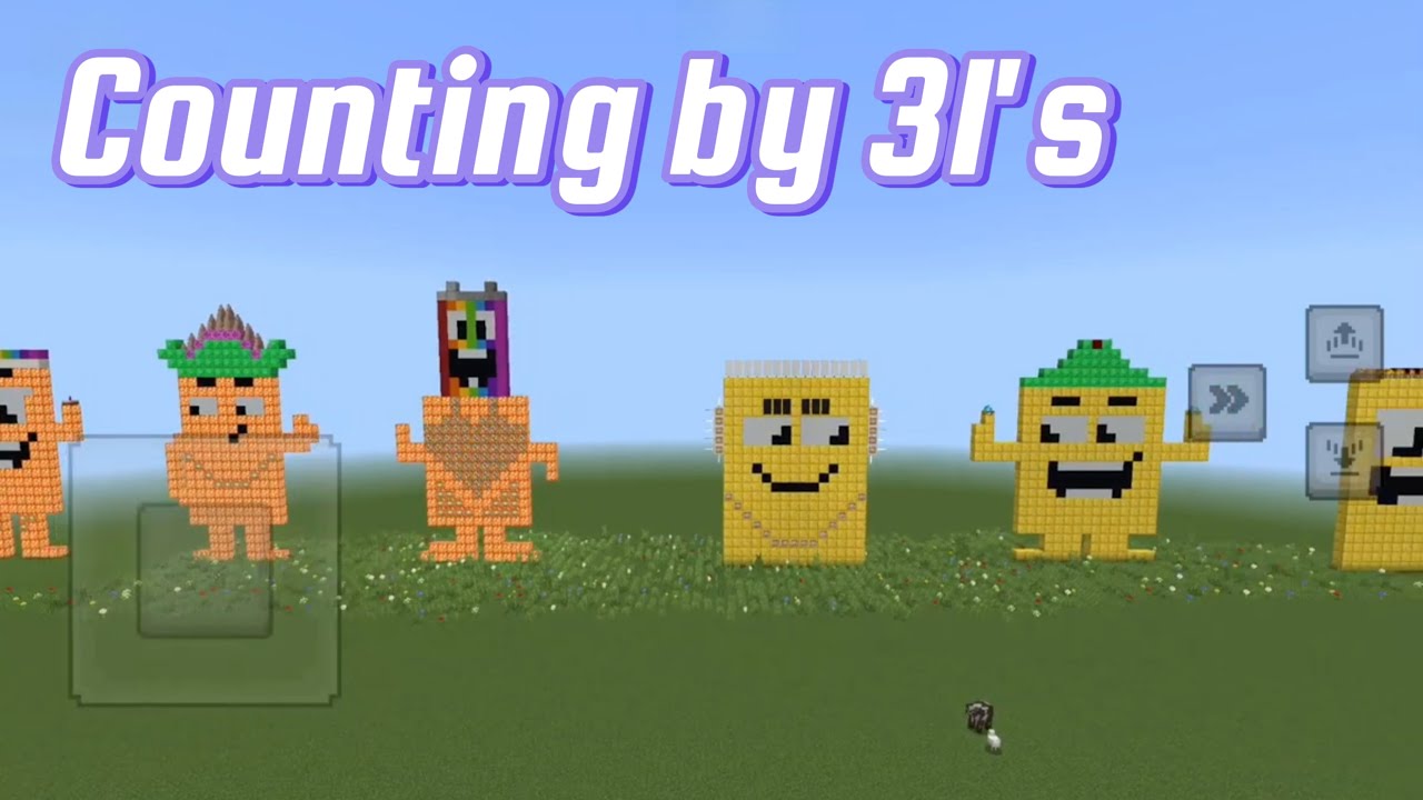 Maheer's counting by 31's in Minecraft! - YouTube