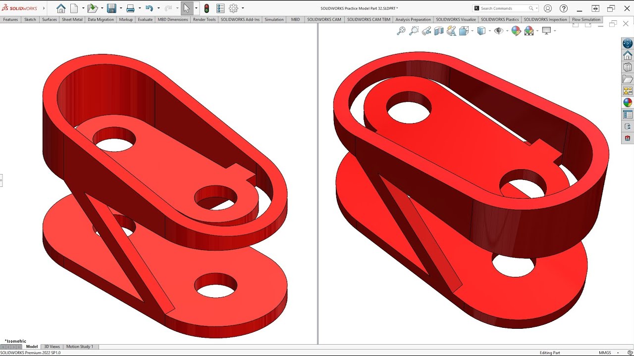 Easy Steps To Create Awesome SOLIDWORKS Models - Part 32 - YouTube