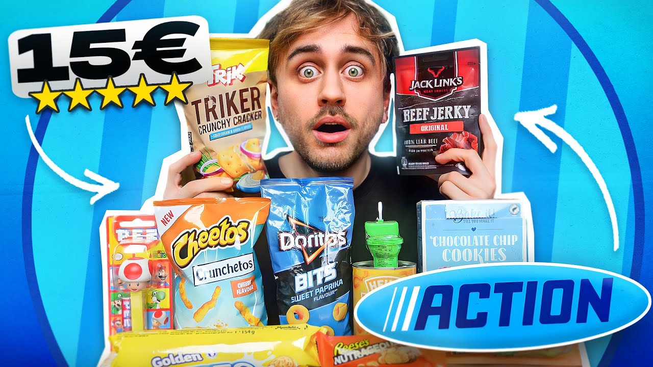 Je TESTE les MEILLEURS SNACKS ACTION 🤯 - YouTube