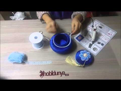 Tesbih ve Takı Kutusu Süslemesi Nasıl Yapılır