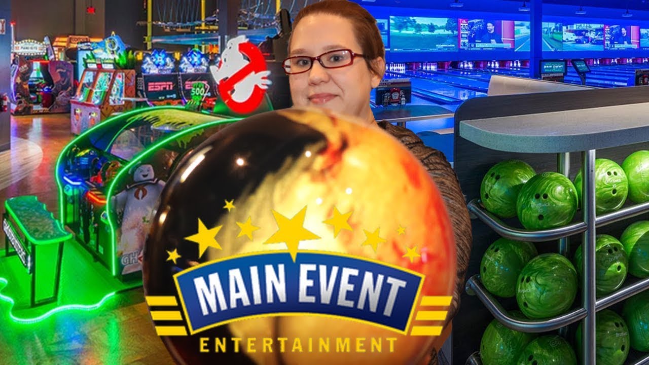 Bowling at Main Event - YouTube