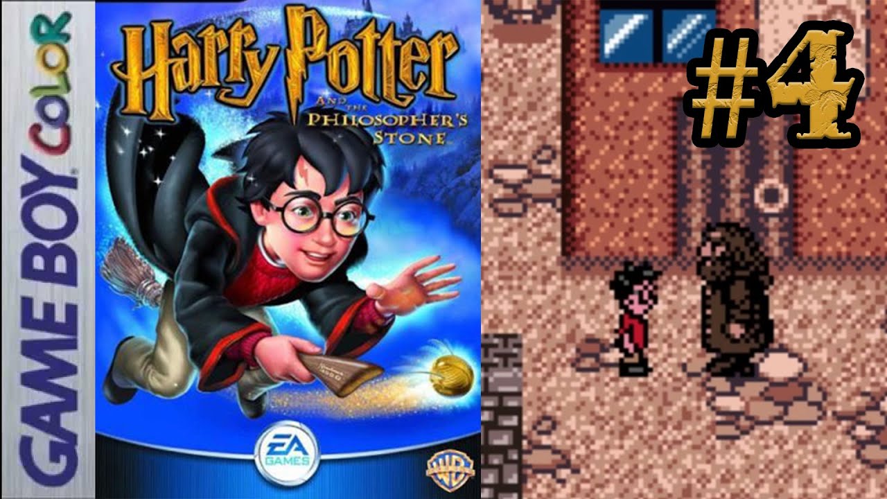 Let's play Harry Potter and the Philosophers stone GBC #4 The quest for ...