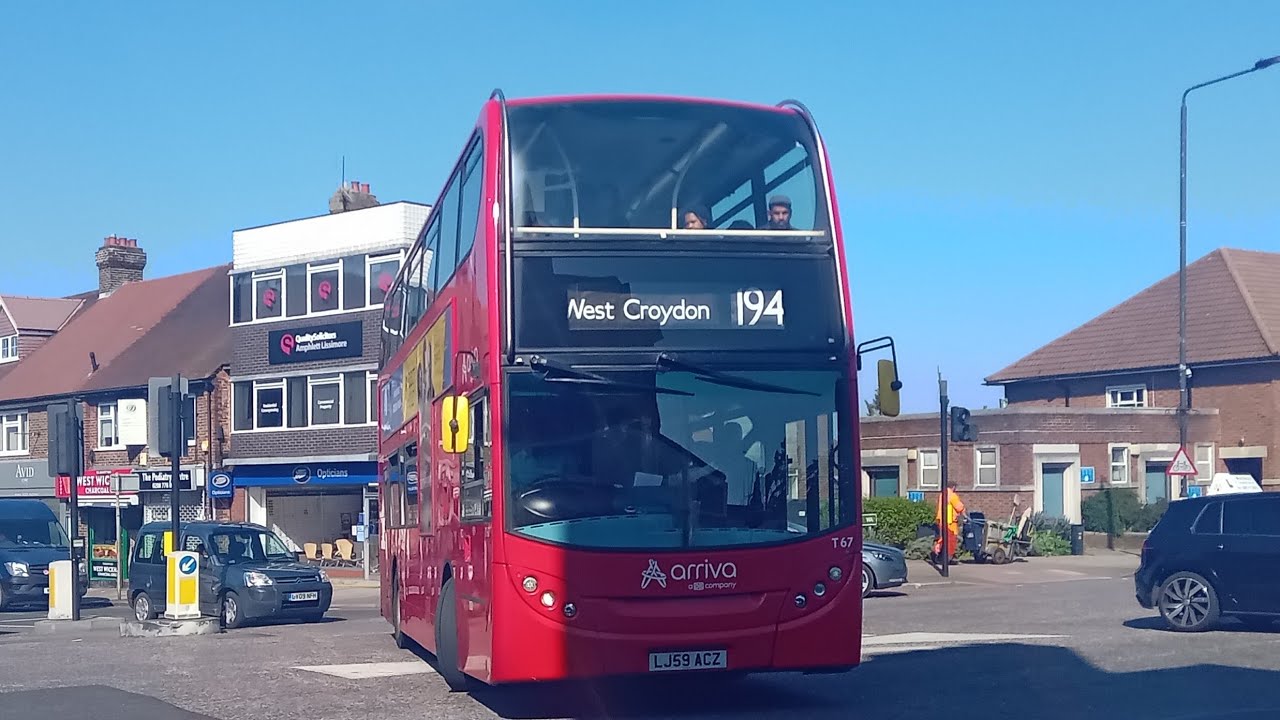 (Full Route Visual) Route 194: Lower Sydenham - West Croydon | T67 ...