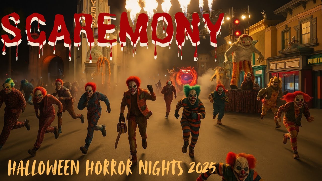 Opening Scaremony Halloween Horror Nights 2025 - YouTube