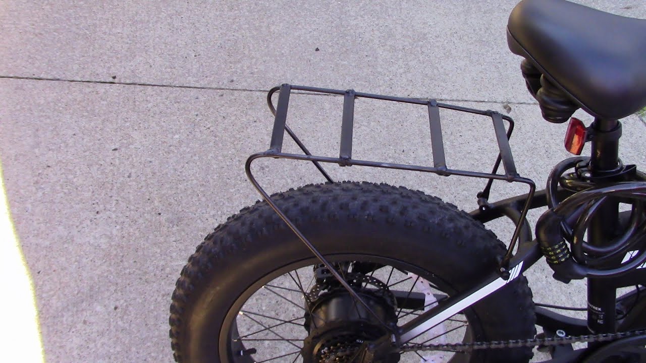 Homemade bike rack - YouTube
