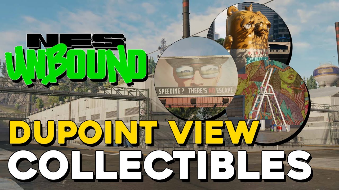 Need For Speed Unbound DuPoint View All Collectible Locations - YouTube