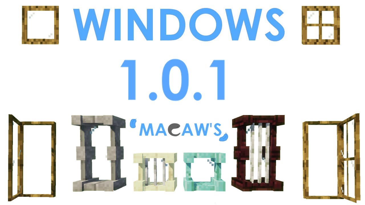 Macaw's Minecraft Windows Mod [1.0.1 Update] - YouTube