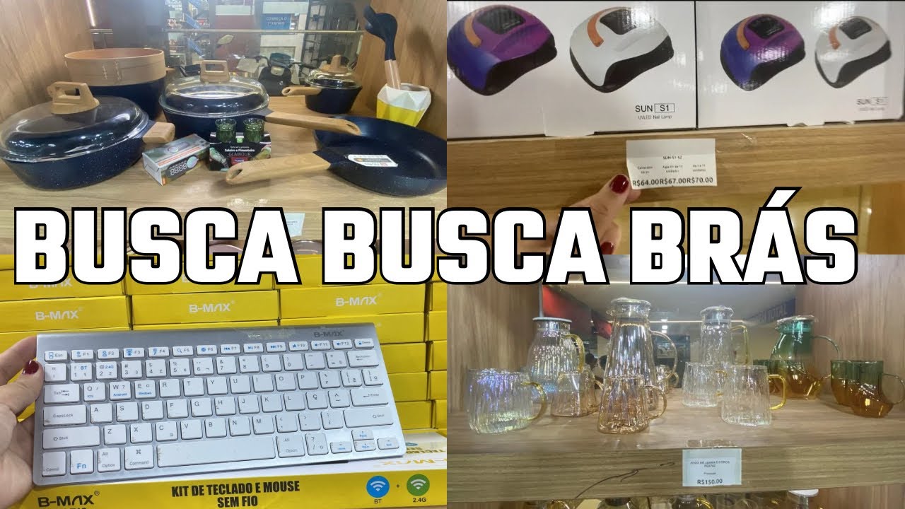 BUSCA BUSCA BRÁS | Mais barato que a Shopee? Vale a pena? - YouTube