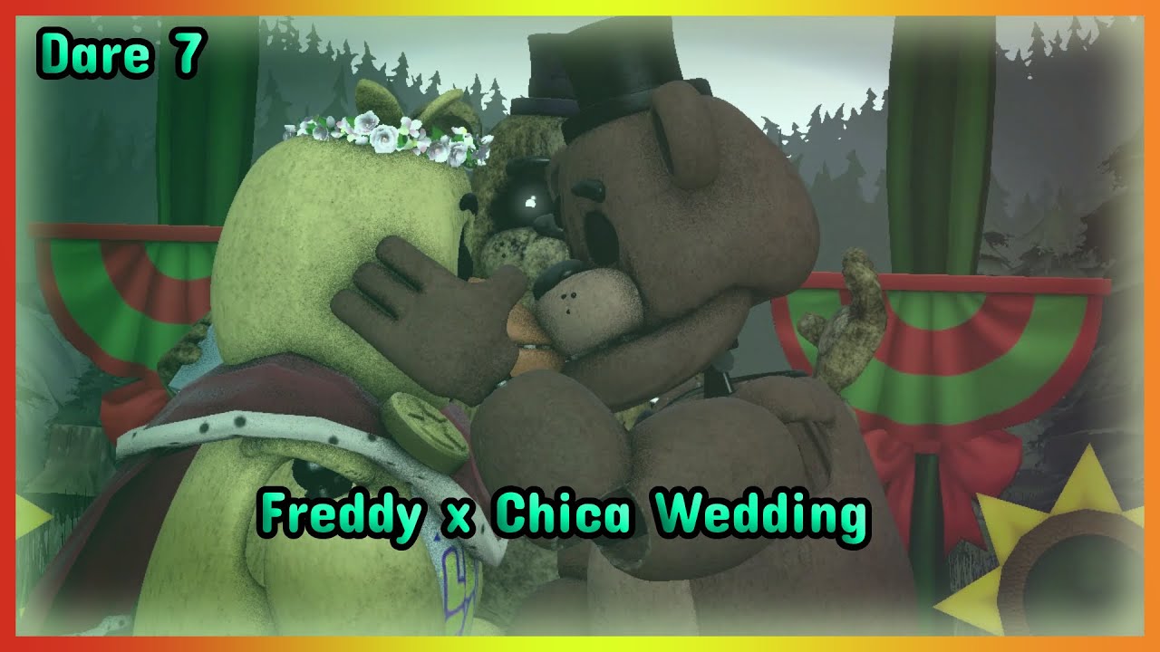 [SFM FNAF]: Dare 7: Freddy x Chica Wedding - YouTube