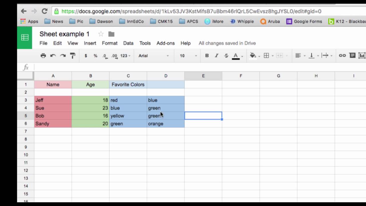 New Sheet and Basic Formatting - YouTube